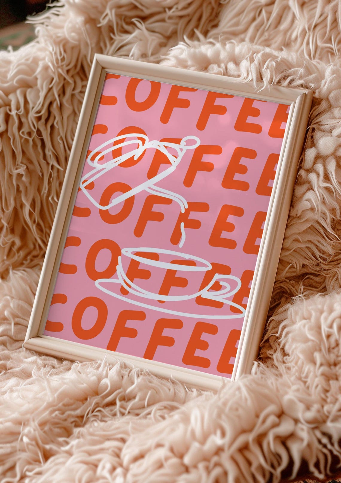 Preppy Coffee Poster Espresso Coffee Art Print coffee Bar Decor coffee ...