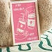 Ice Coffee or Hot Coffee Print - Preppy Coffee Bar Decor - Retro Coffee ...