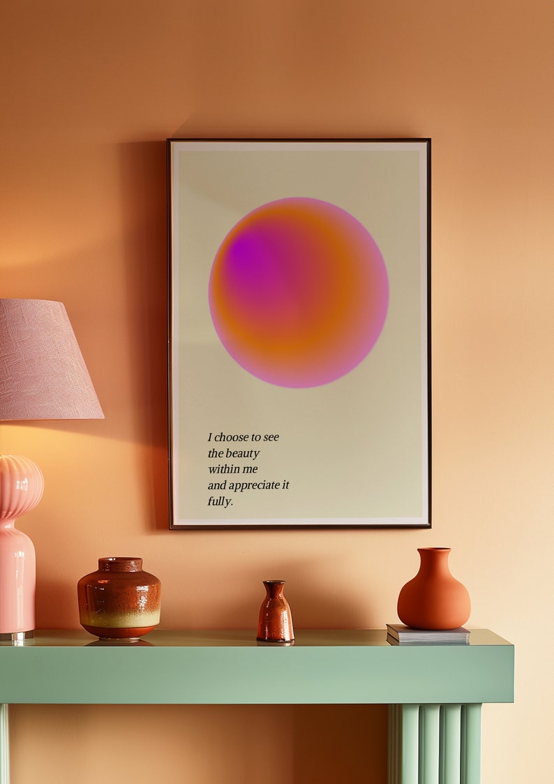 Radiant Inner Beauty Affirmation Printable - Self-love Poster ...