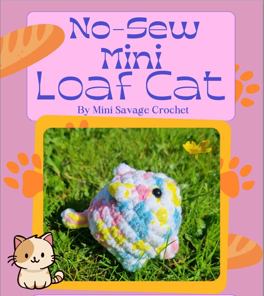 No-sew Mini Loaf Cat/hamster Crochet Pattern | Easy and Adorable ...