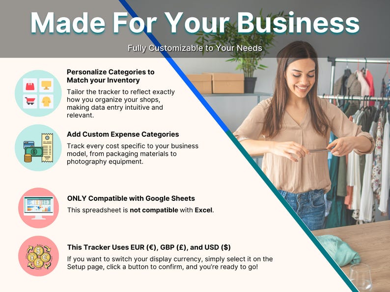 Vinted Facebook Marketplace Cross Platform Sales Tracker Google Sheets ...