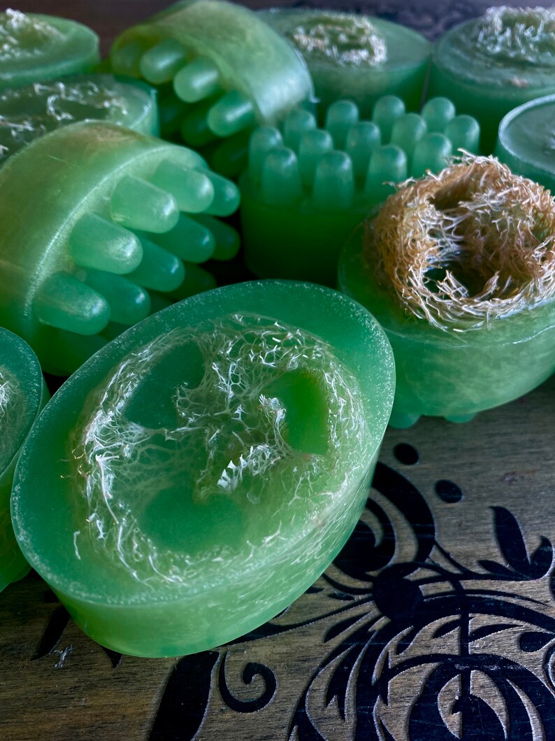 Spa Loofah and Massage Bar Soap - Etsy