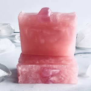 Rose Quartz Soap - Etsy
