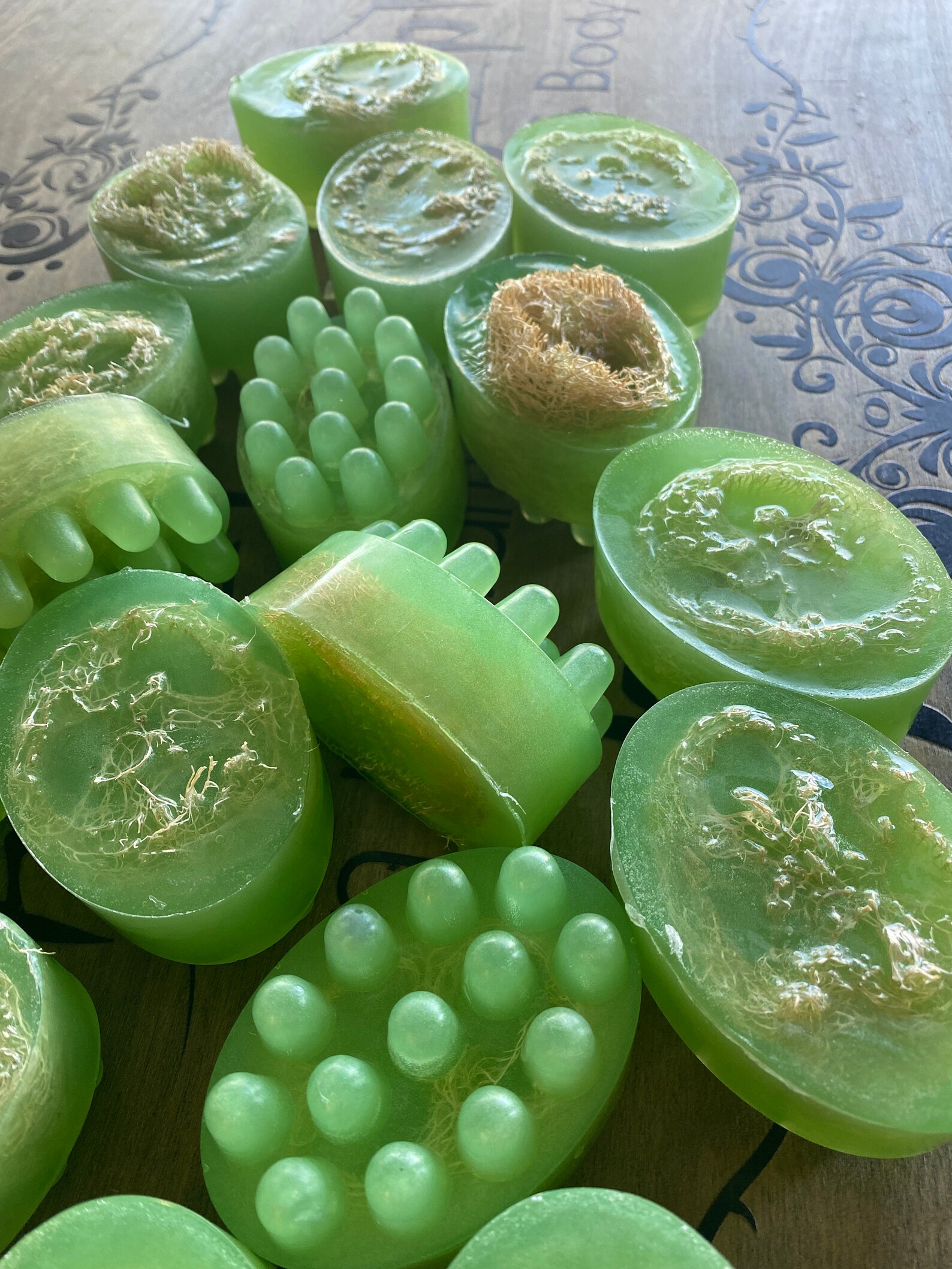 Spa Loofah and Massage Bar Soap - Etsy