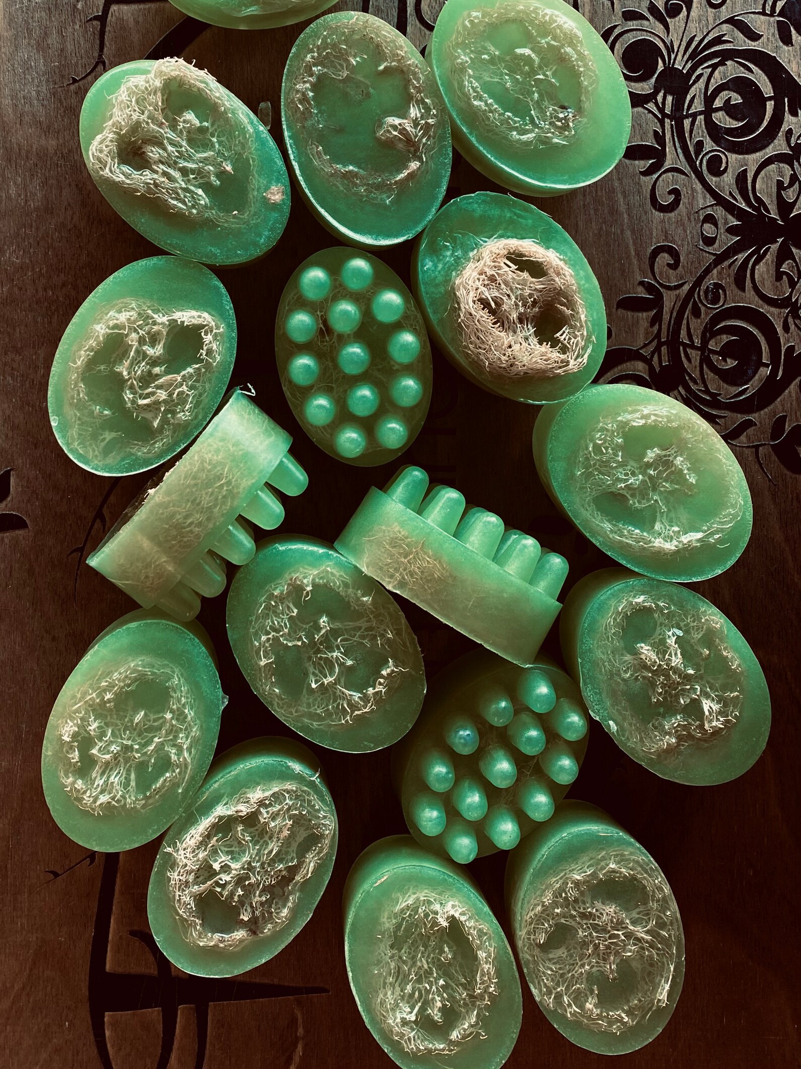 Spa Loofah and Massage Bar Soap - Etsy