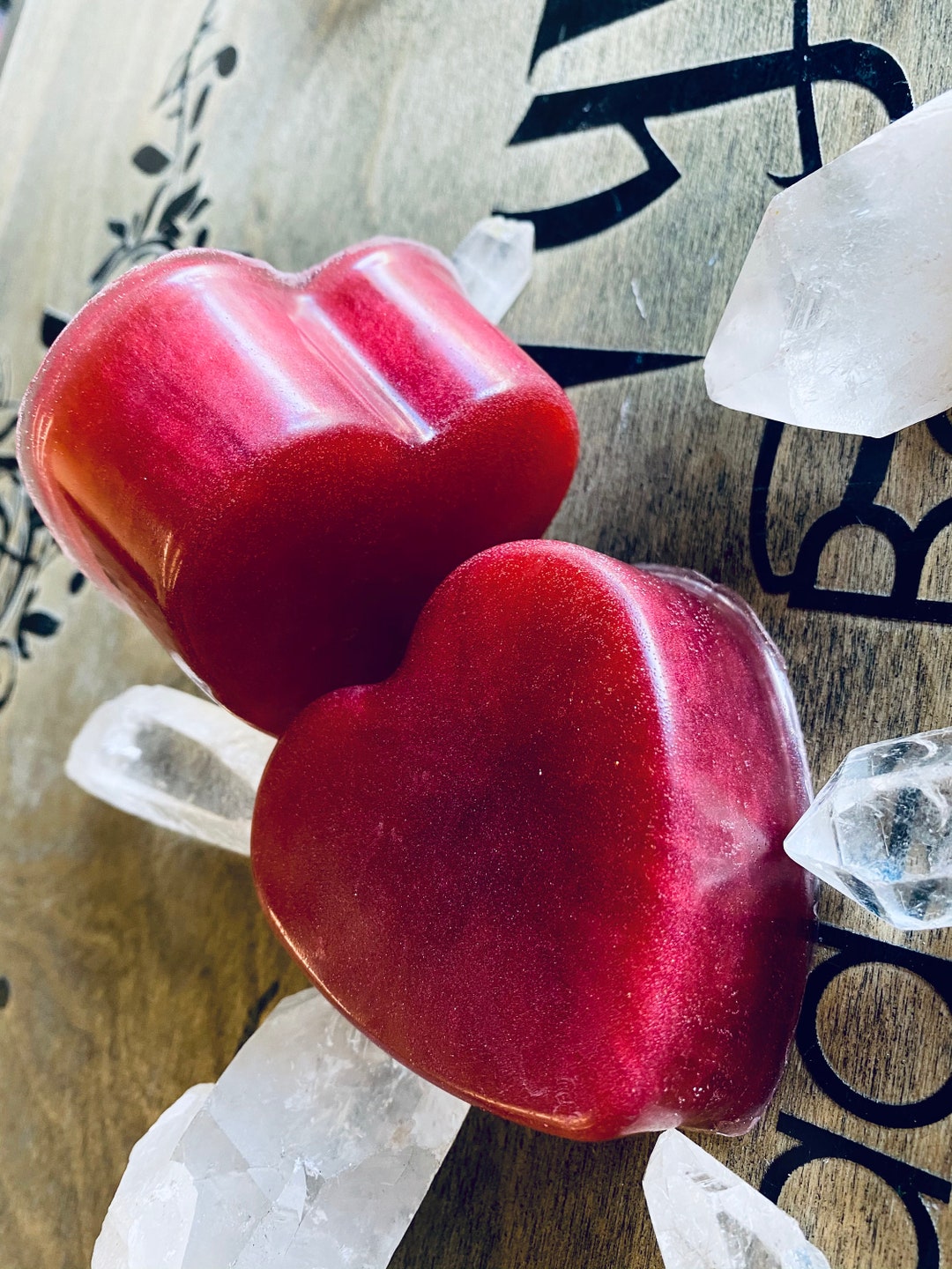 Whole Lot of Love Heart Soaps - Etsy