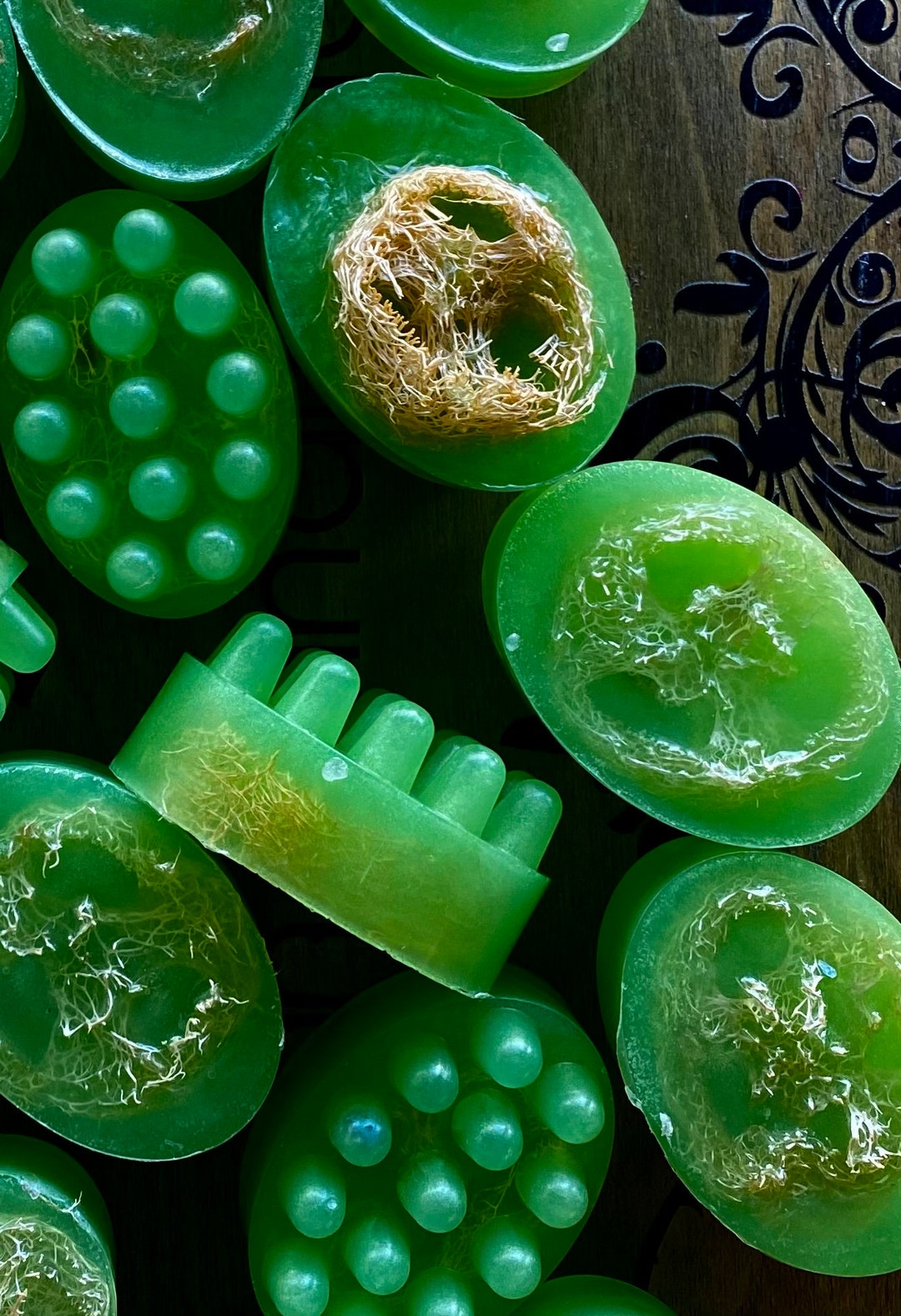 Spa Loofah and Massage Bar Soap - Etsy