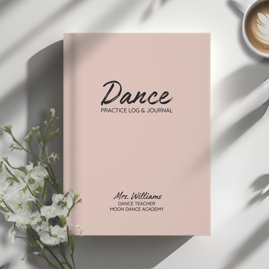 Custom Dance Teacher Gift, Personalized Choreography Journal, Dance ...