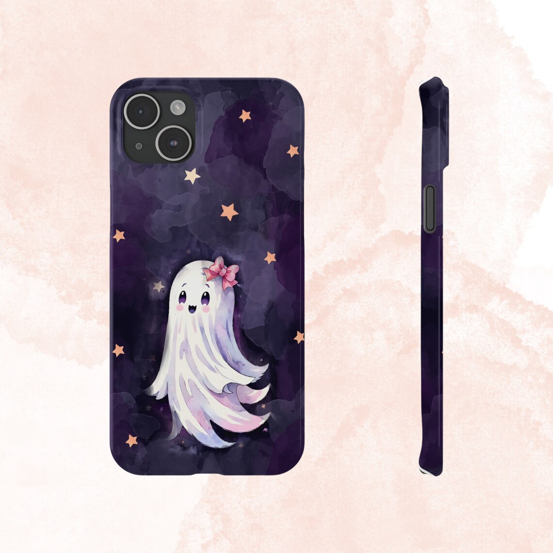 Coquette Ghost Phone Case, Halloween Ghosts Phone Case, Spooky ...