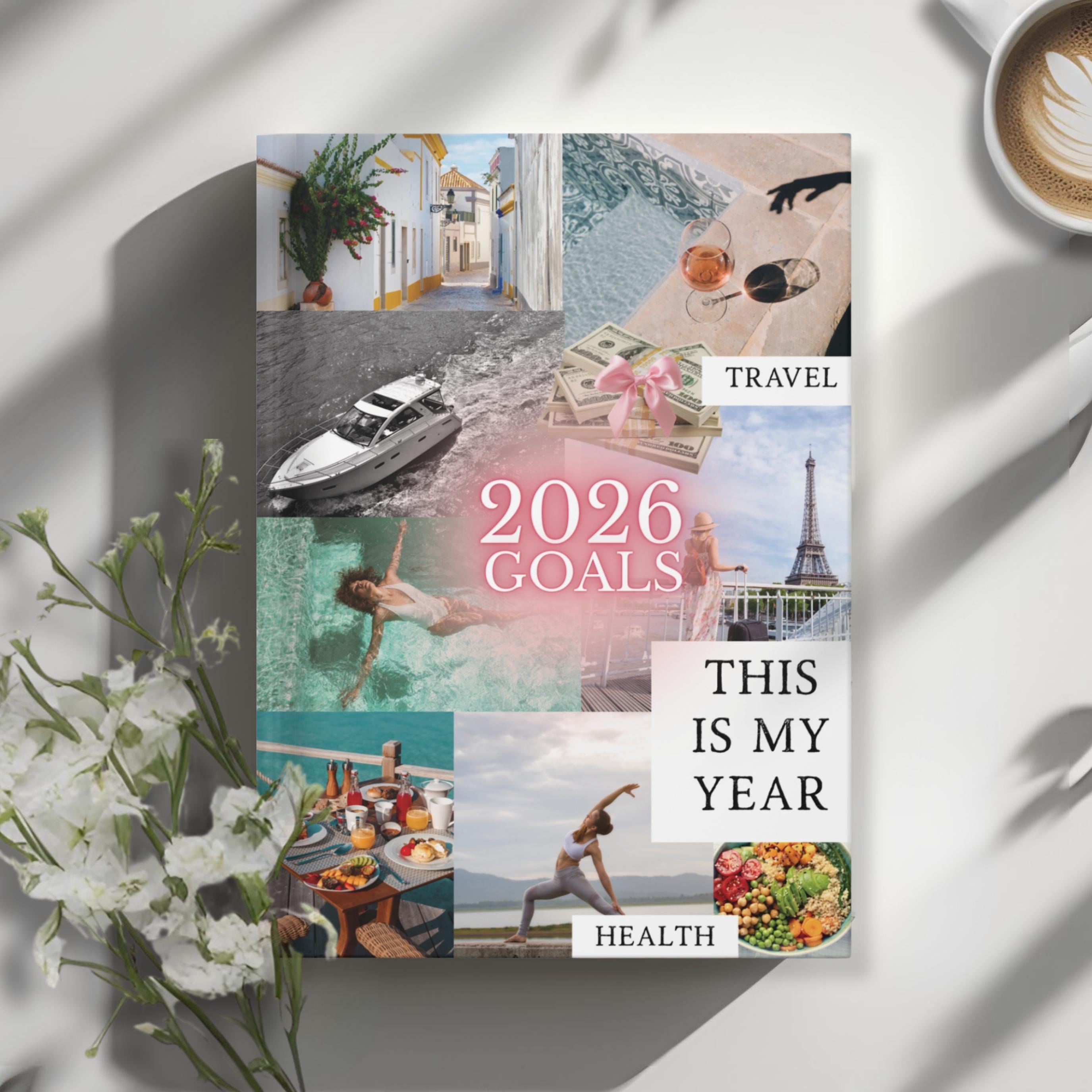 2026 Vision Board Journal, Vision Board Goal Setting, Vision Board ...