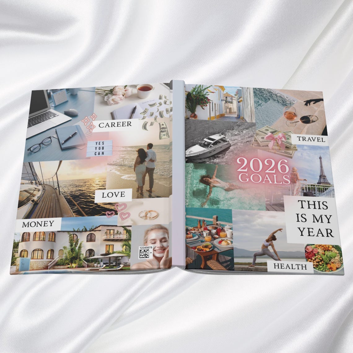 2026 Vision Board Journal, Vision Board Goal Setting, Vision Board ...