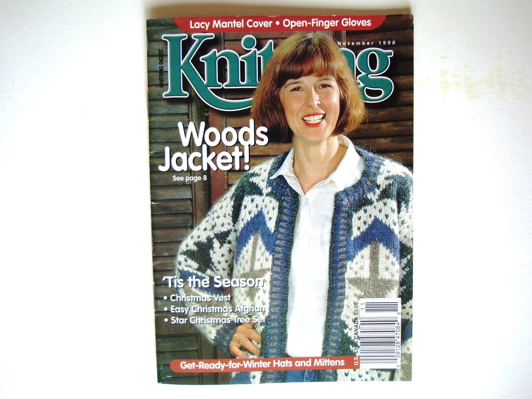 Knitting Digest Magazine PATTERNS Woods Sweater Cardigan Pullover ...