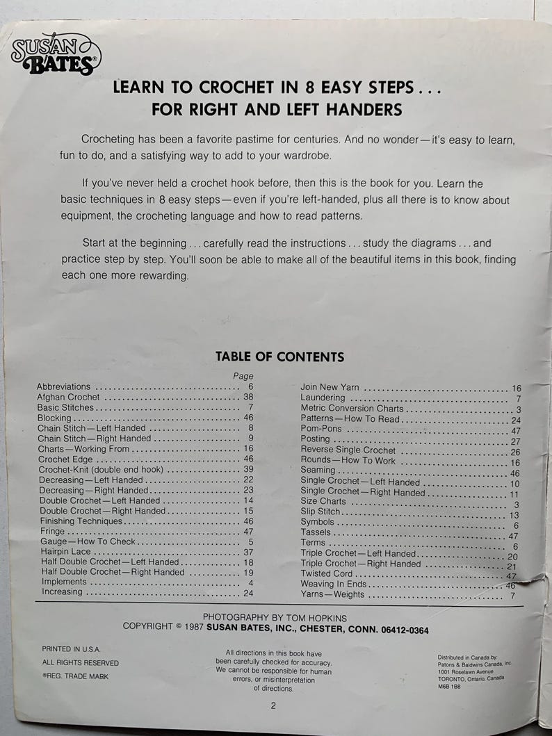 LEARN TO CROCHET in 8 Easy Steps for Left & Right Hand Crocheters ...