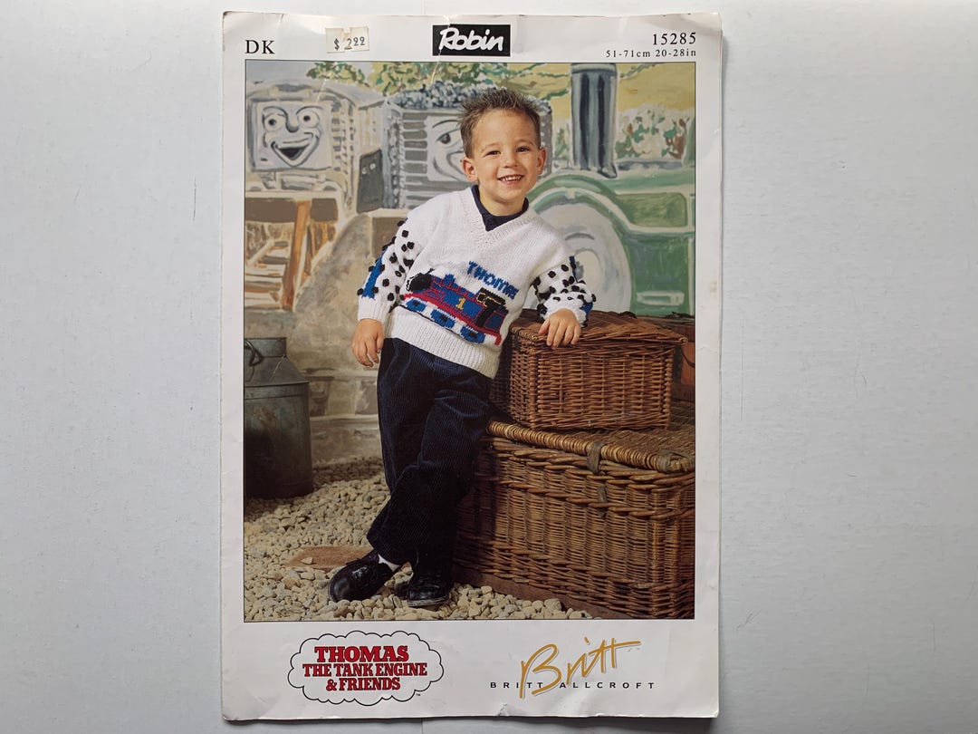THOMAS the TANK ENGINE and Friends Sweater Knit Pattern 15285 Robin ...
