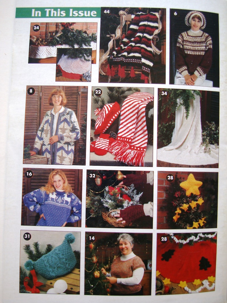 Knitting Digest Magazine PATTERNS Woods Sweater Cardigan - Etsy