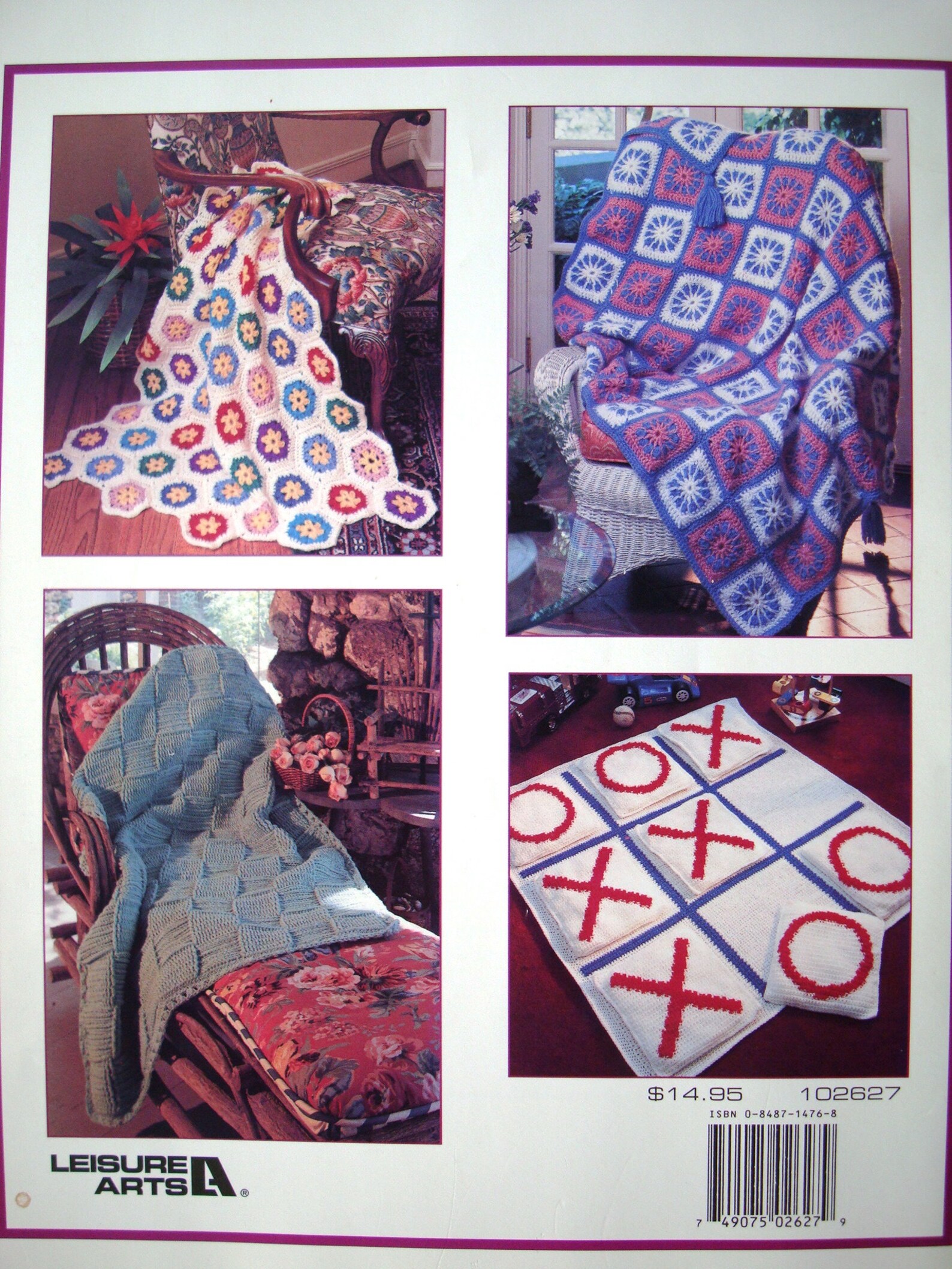 Crochet PATTERNS Vanna's Afghans A to Z : 52 Crochet Favorites Leisure ...