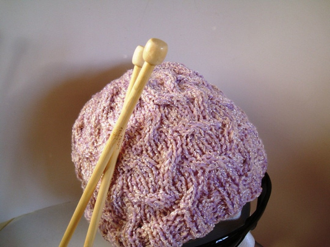 Pdf Pattern for Phable Open Cable Knit Hat -- PATTERN - Etsy