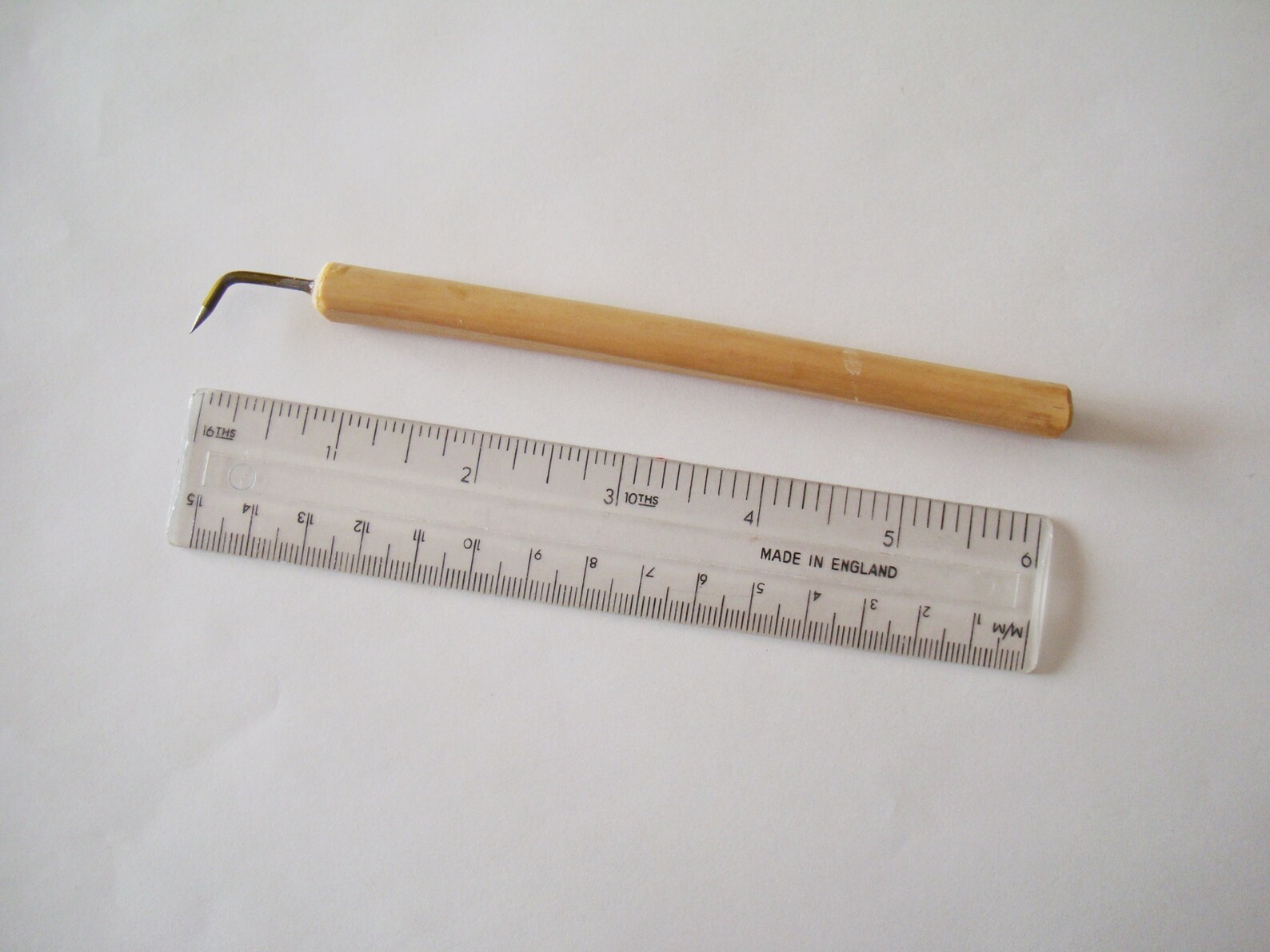 Large Loom Hook. 10 Mm (.4 Inch) Corking or Knitting Nancy Hook. Bamboo ...