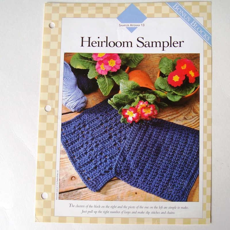 Sampler Afghan - Etsy