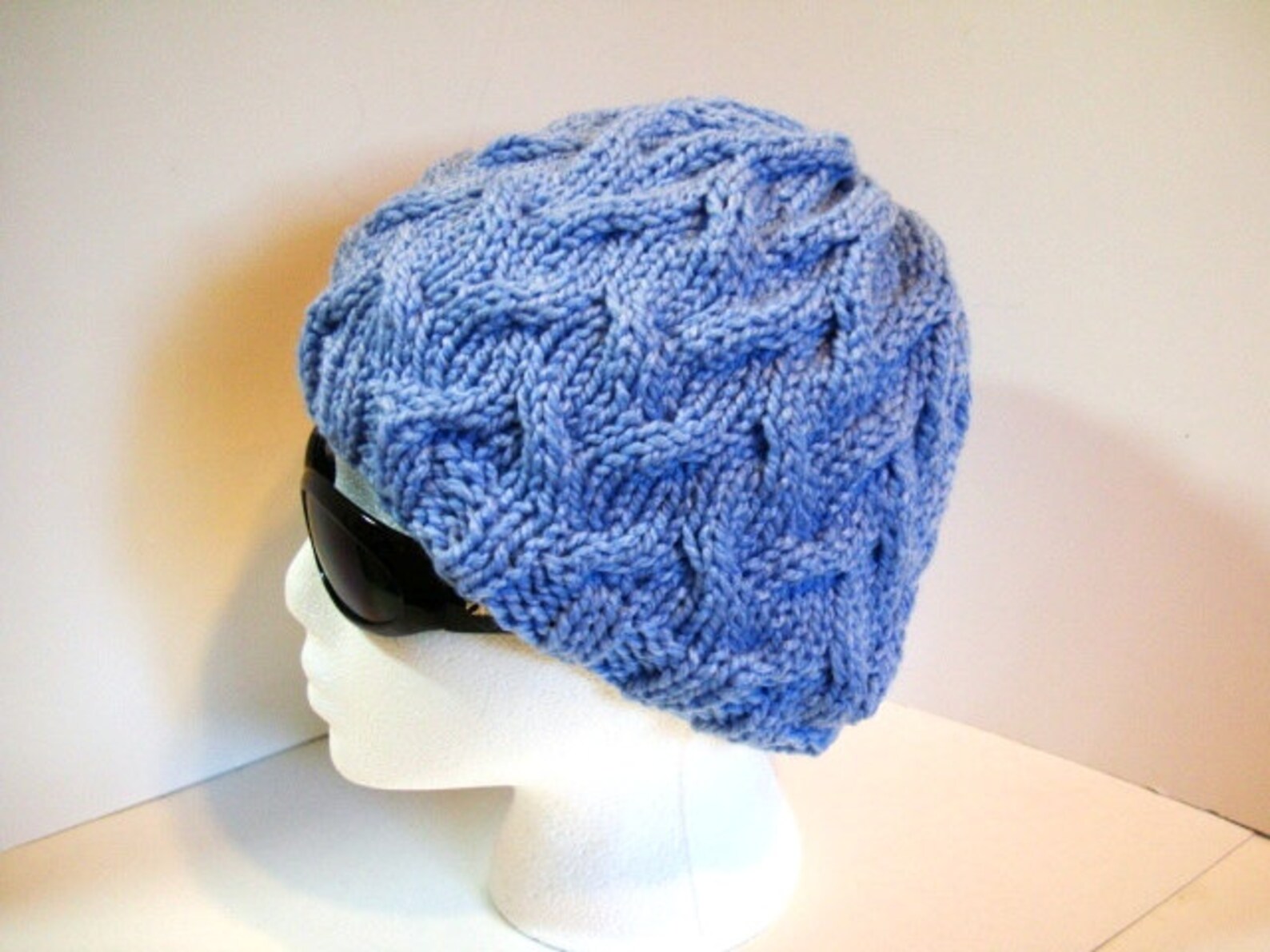 Pdf Pattern for Phable Open Cable Knit Hat -- PATTERN - Etsy