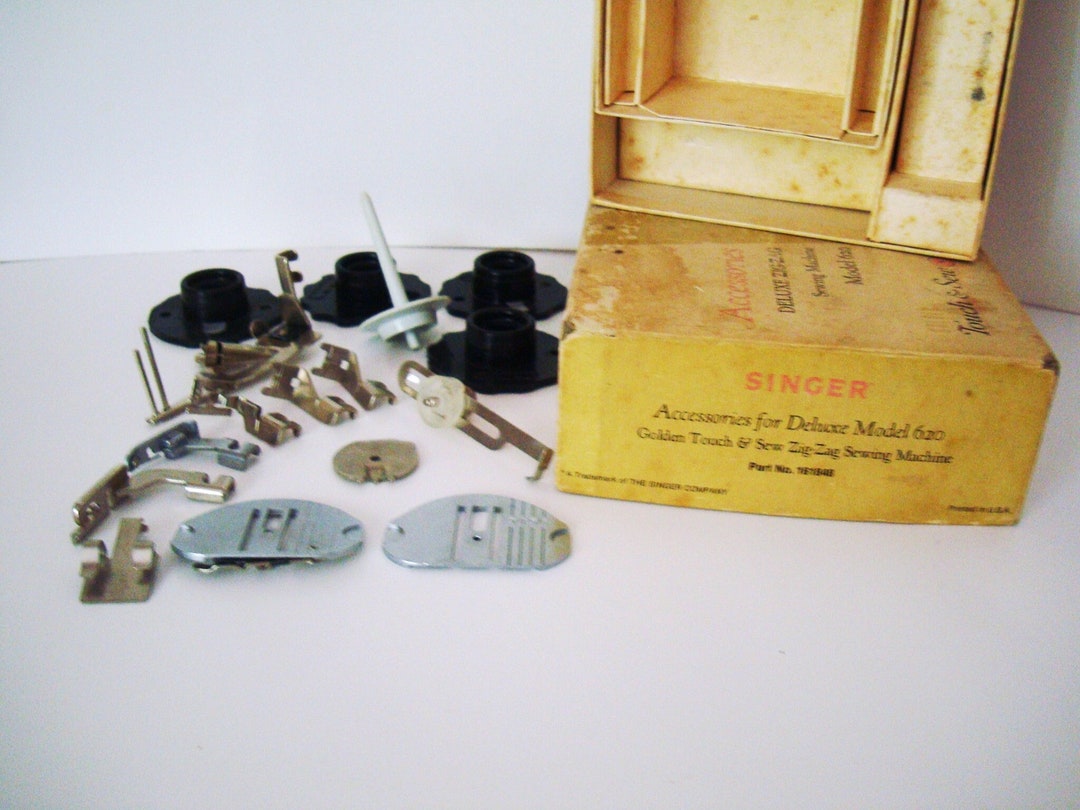 Singer Vintage Accessories Part No 161848 Golden Touch & Sew Deluxe Zig ...