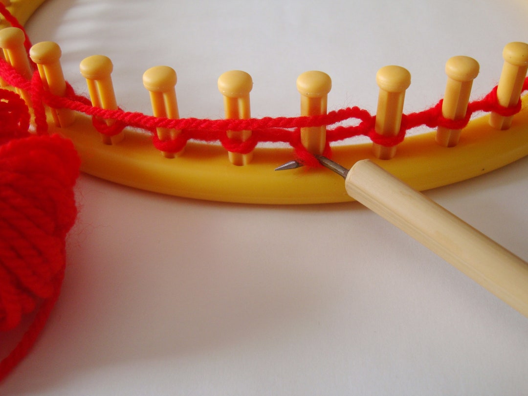 Large Loom Hook. 10 Mm (.4 Inch) Corking or Knitting Nancy Hook. Bamboo ...