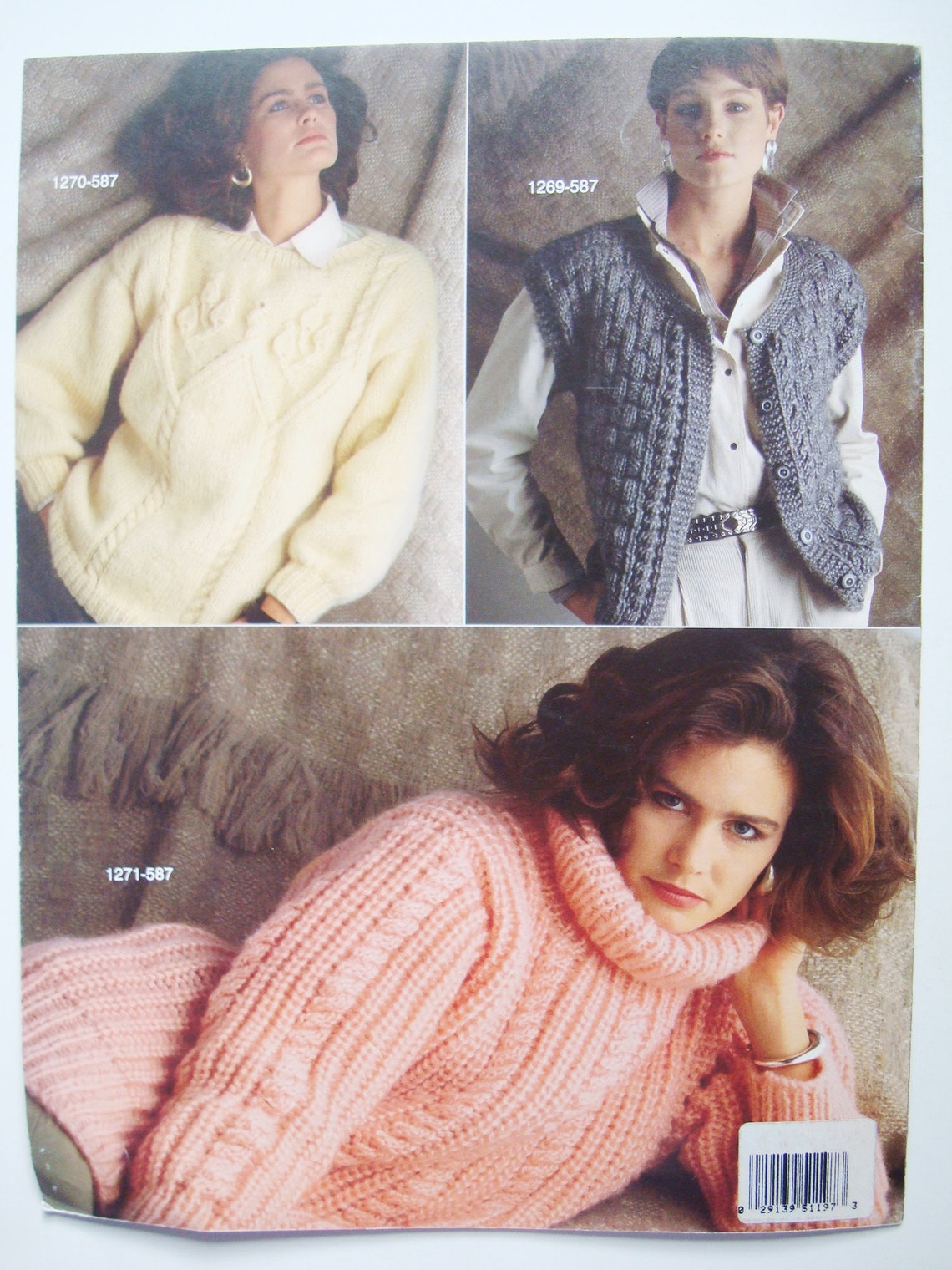 CELEBRITY Book 587 by Bernat Knitting Patterns Women Ladies Cardigan ...