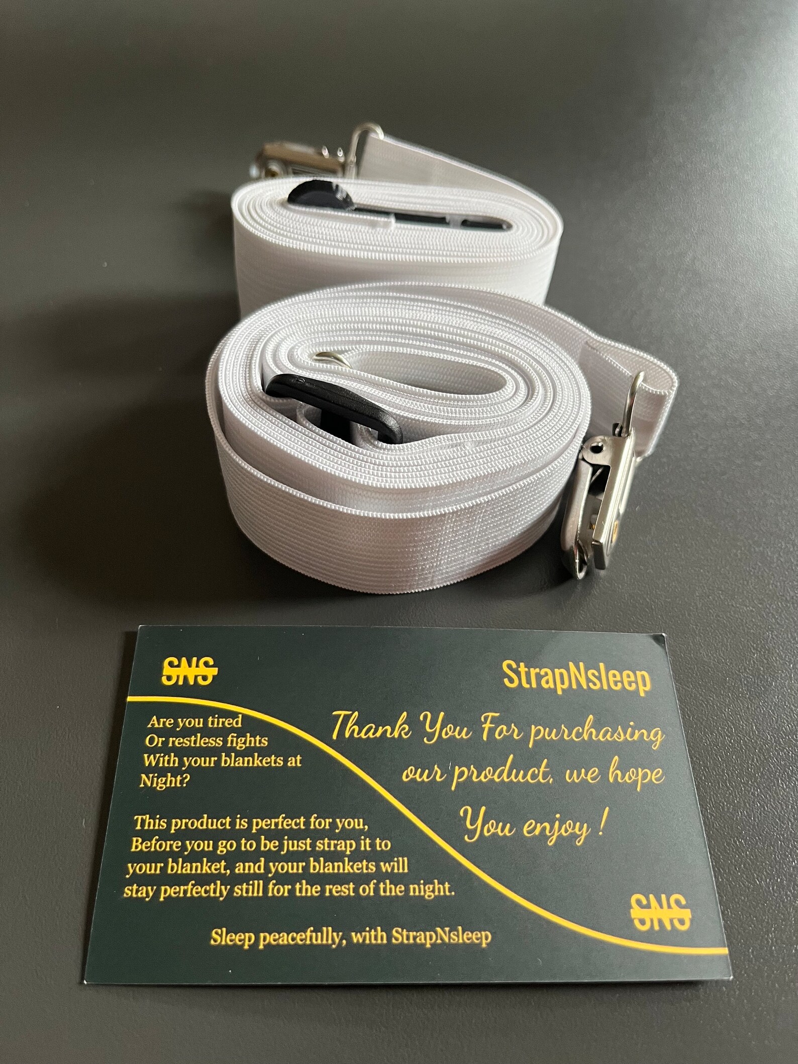 Strapnsleep Bedding Secure Kit: Adjustable Blanket Straps & Clips - Etsy