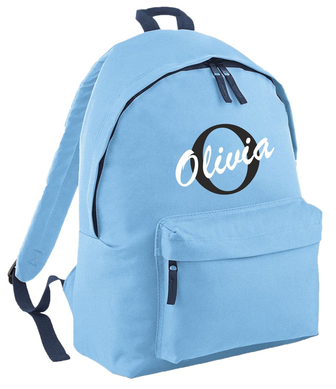 Personalised Backpack With Name and Initial, Back to School, Laptop ...