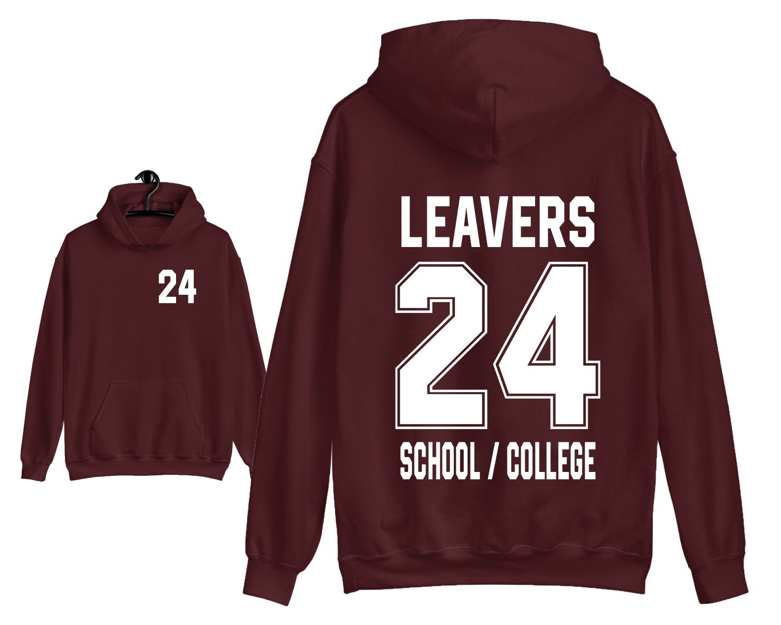 School Leavers Hoodies 2024, College Leavers, University Leavers, Year ...