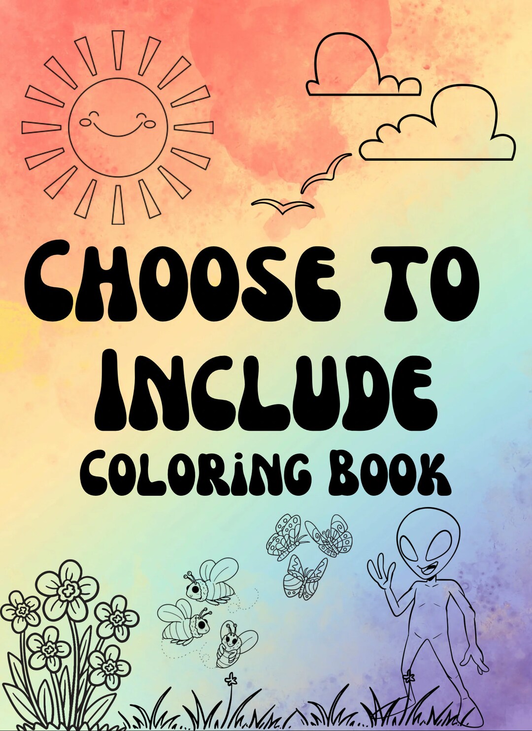 Inclusive Coloring Book - Etsy