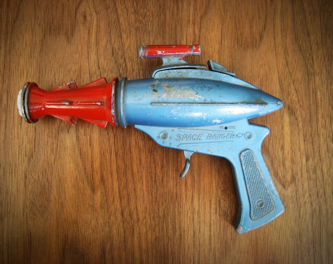SALE - 1950s Vintage Toy Ray Gun - Lone Star SPACE RANGER - Metal ...