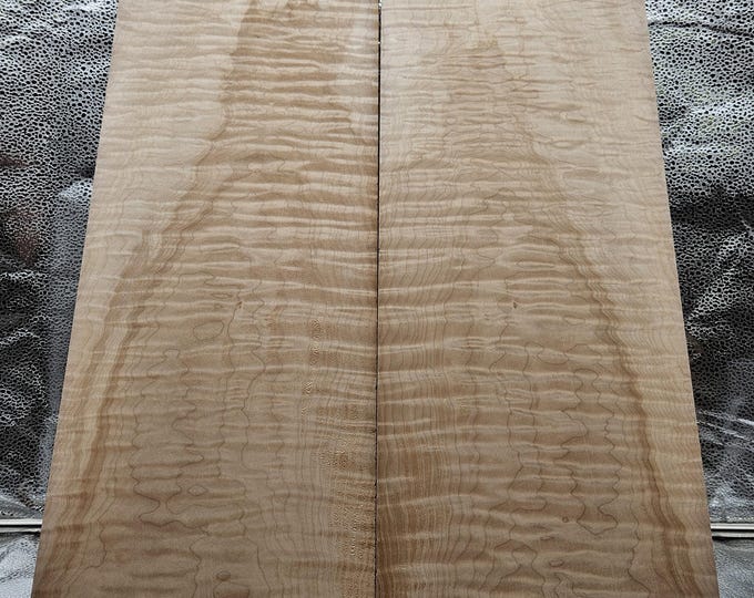 Curly Flame Maple Guitar Top Quilted Wood for CNC Laser Engraving ...
