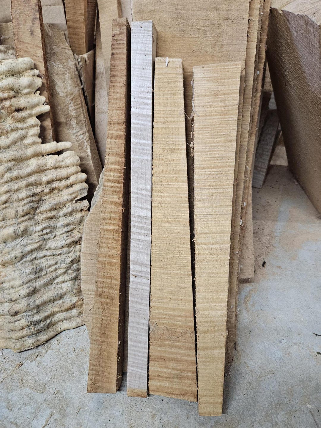 Figured Flamed Maple Sticks for Woodworking Hobbies or Creating Pens - Etsy