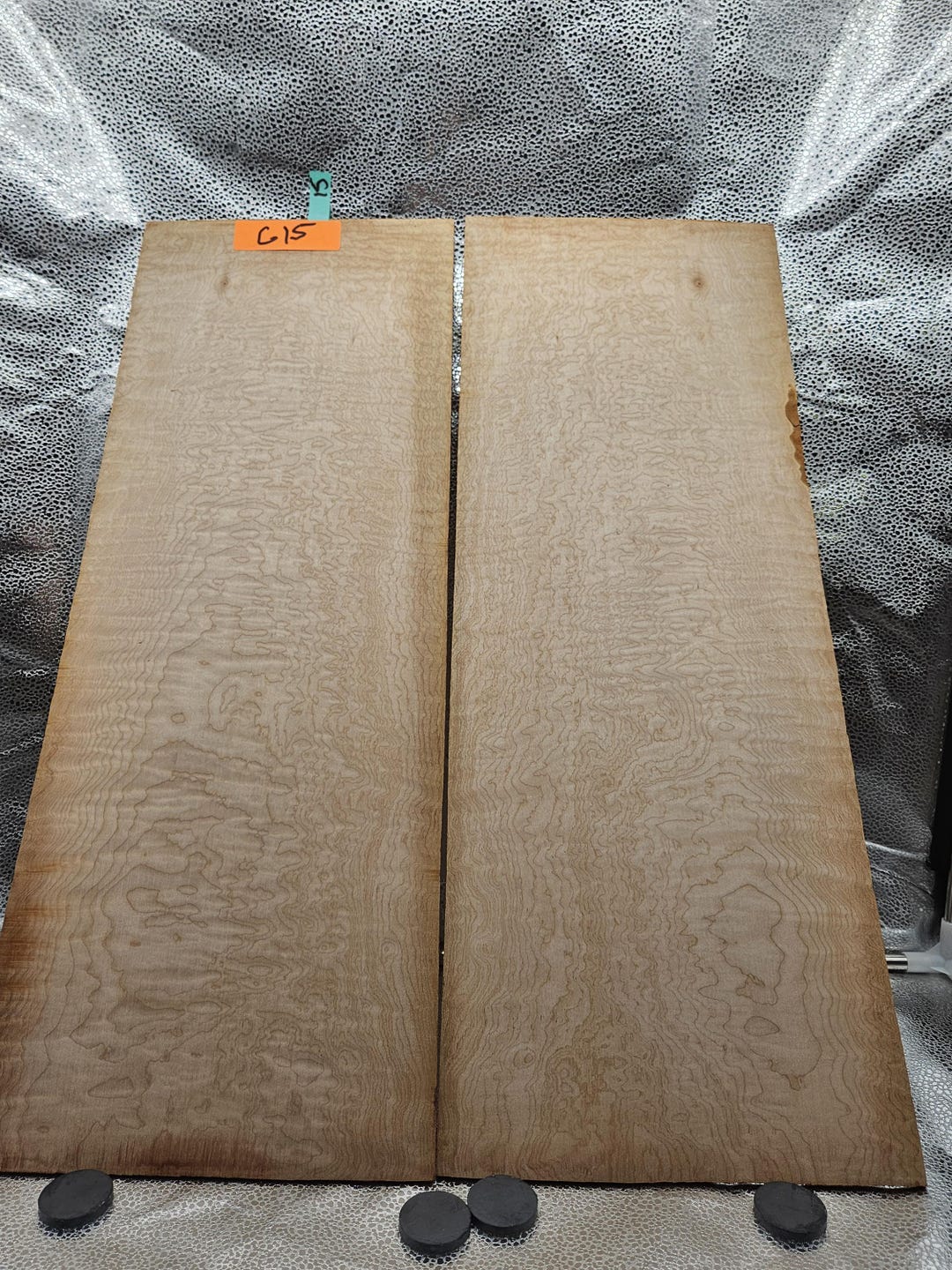 Figured Curly Flame Maple Guitar Top Spalted Quilted Wood for ...