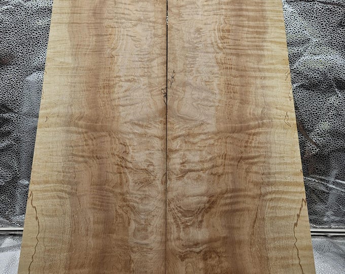 Flame Figured Maple Quilted Guitar Top Wood for CNC Laser Woodburning ...