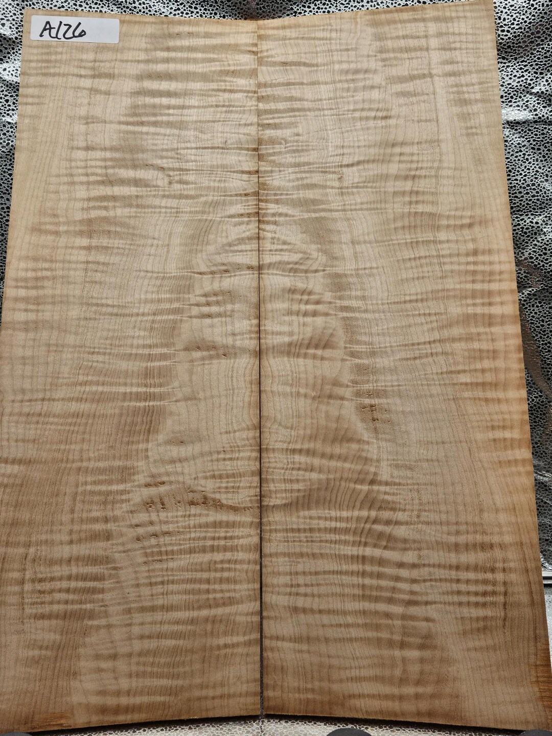 A126 Premium Figured Maple Drop Tops for Craft Wood and Hobby Wood ...