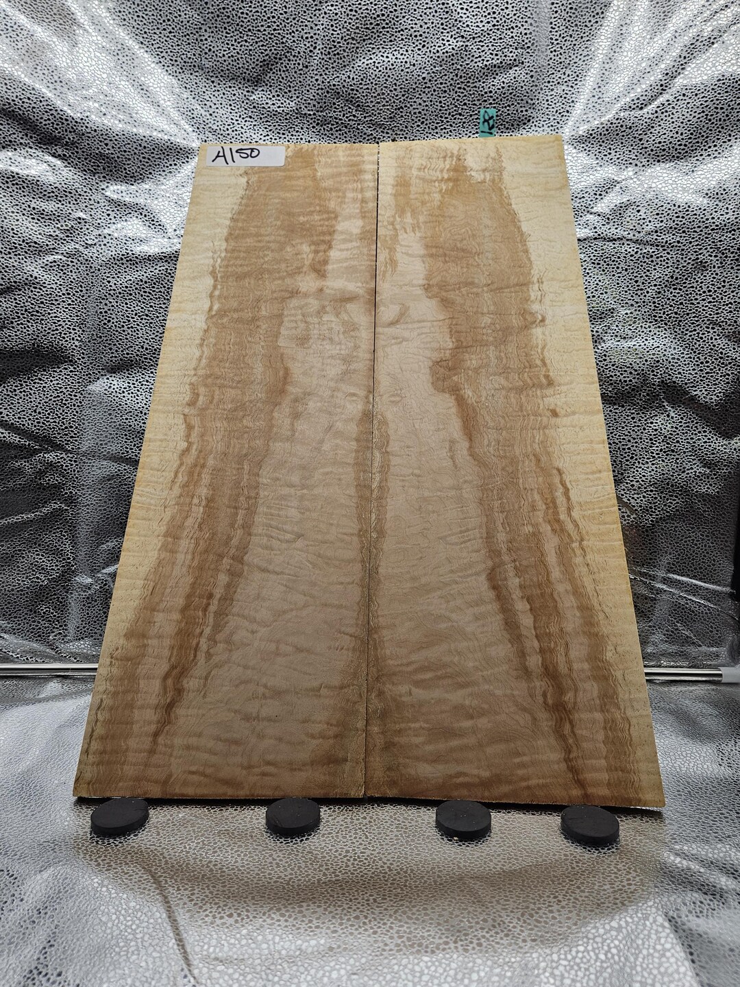 A150 Premium Curly, Flame, Figured Wood, Exotic Maple Guitar Top Unique ...