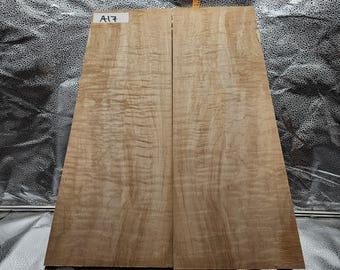 Curly Flame Figured Maple Guitar Top Spalted Quilted Wood for DIY ...