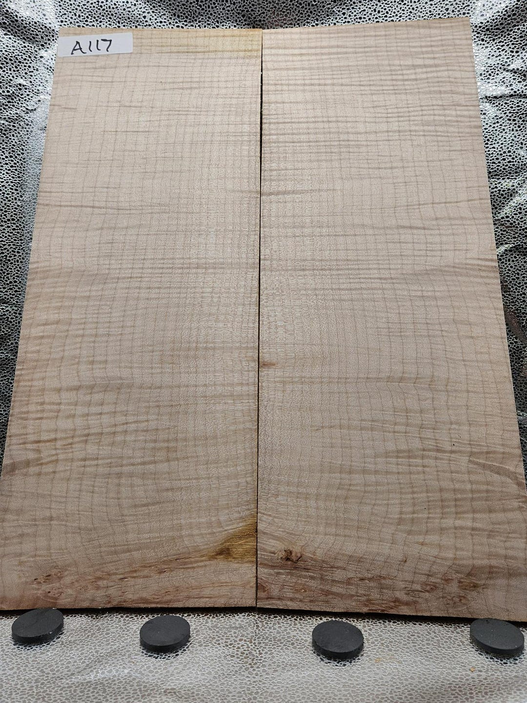 Quilted Flame Maple Guitar Top: DIY Woodworking, Laser Engraving (22" X ...