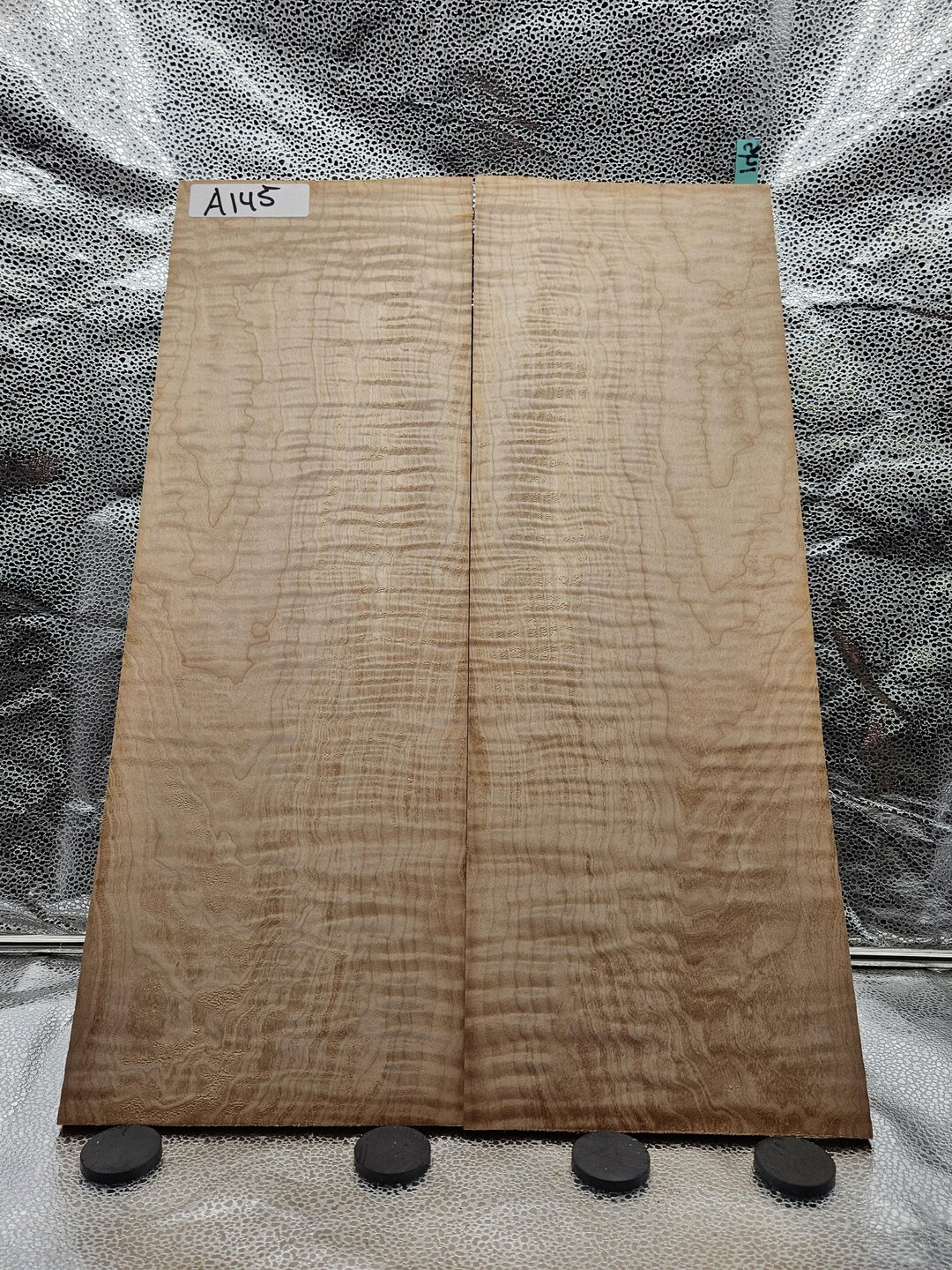 Fiddleback Figured Maple Guitar Top Quilted Wood for CNC Engraving ...