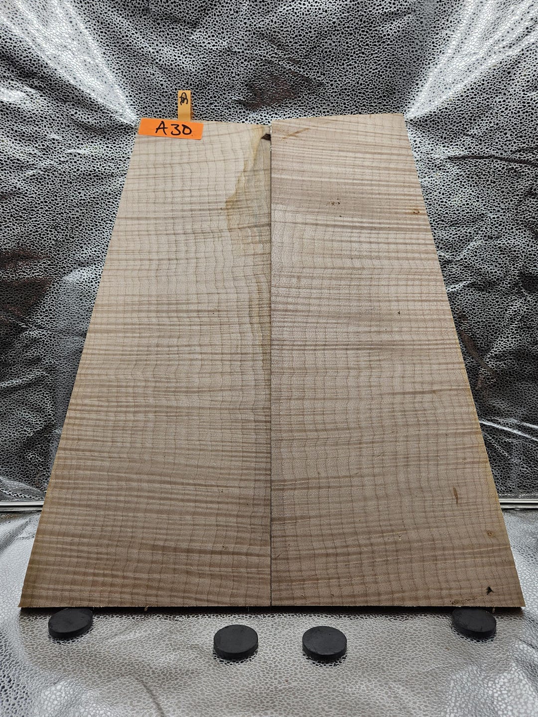 Figured Flame Maple Guitar Droptop Quilted Wood for CNC Laser Burning ...