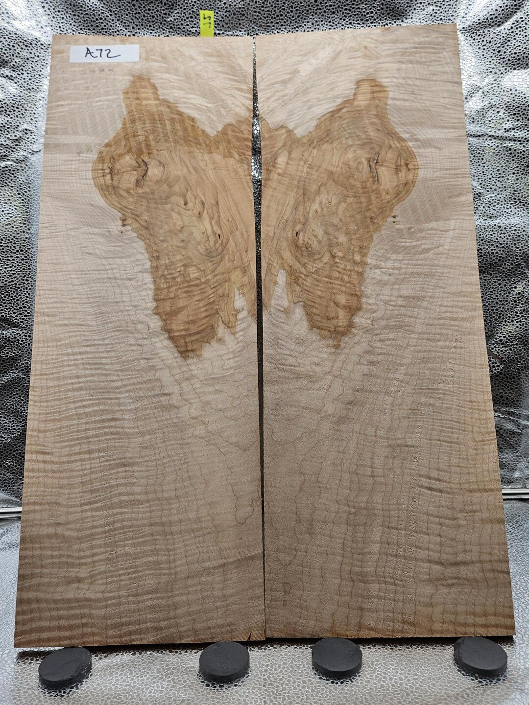 Flame Quilted Maple Wood: Luthier DIY Projects (24" X 7.5" X 0.25") - Etsy