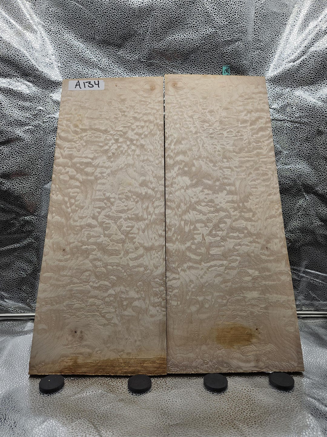 A134 Premium Curly, Flame, Figured Wood, Exotic Maple Guitar Top Unique ...