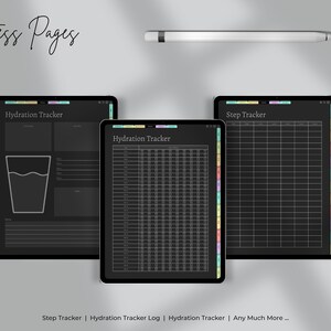 All-in-one Digital Planner 2025, Dark Mode, Digital Planner, Weekly ...