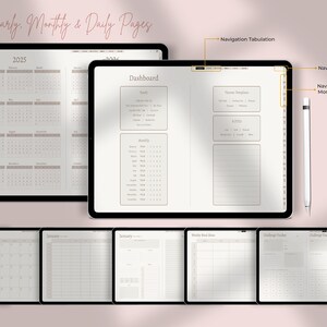 All-in-one Digital Planner 2025, Digital Planner, Weekly, Daily Planner ...