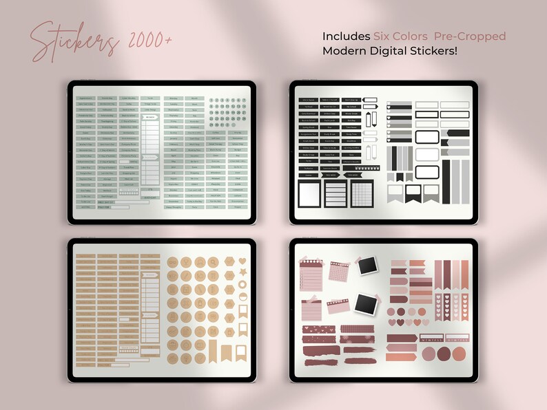 All-in-one Digital Planner 2025, Digital Planner, Weekly, Daily Planner ...