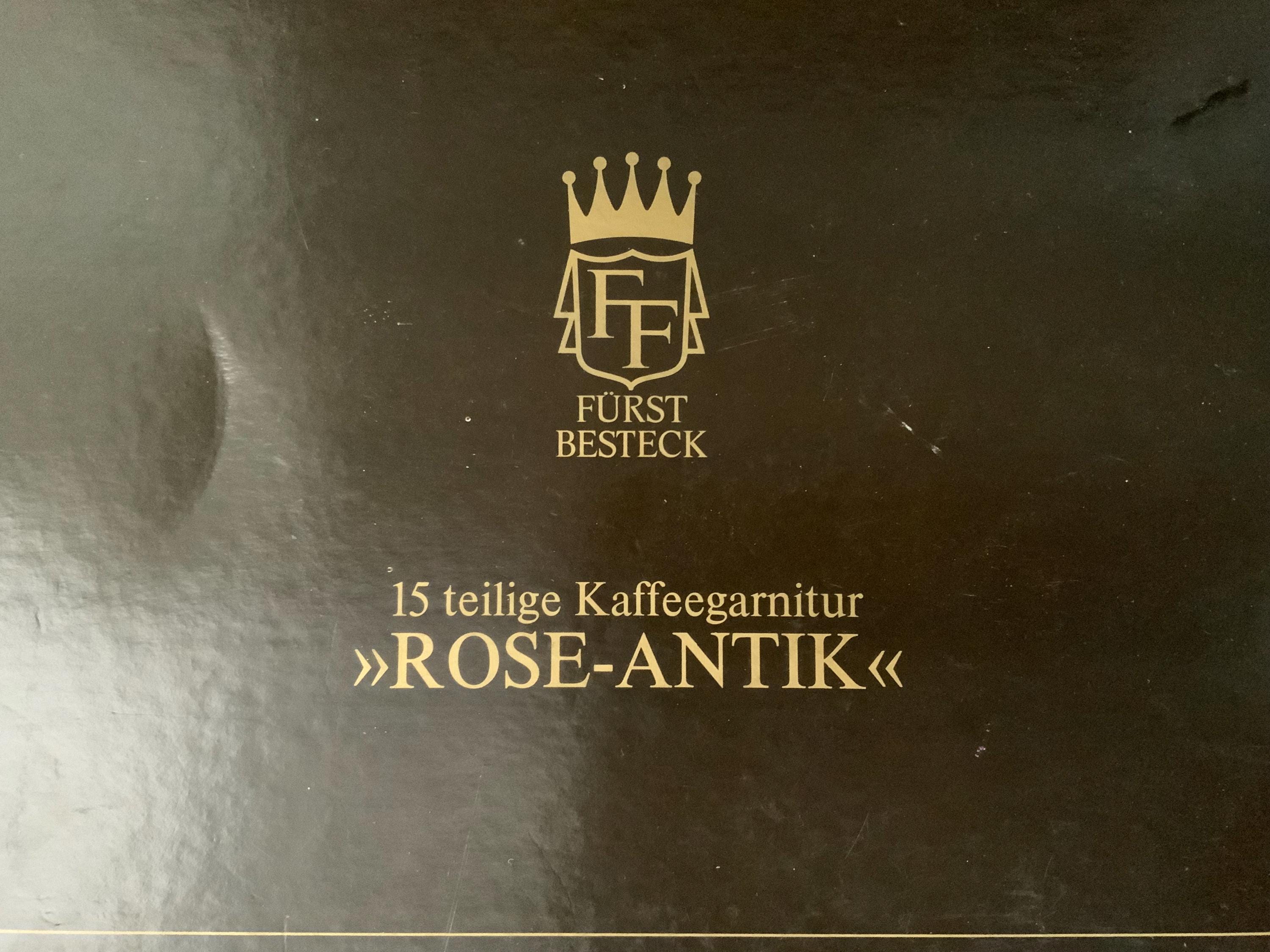 Gold Plated Furst Besteck 15 Piece Dessert Cutlery Set Cake Server ...