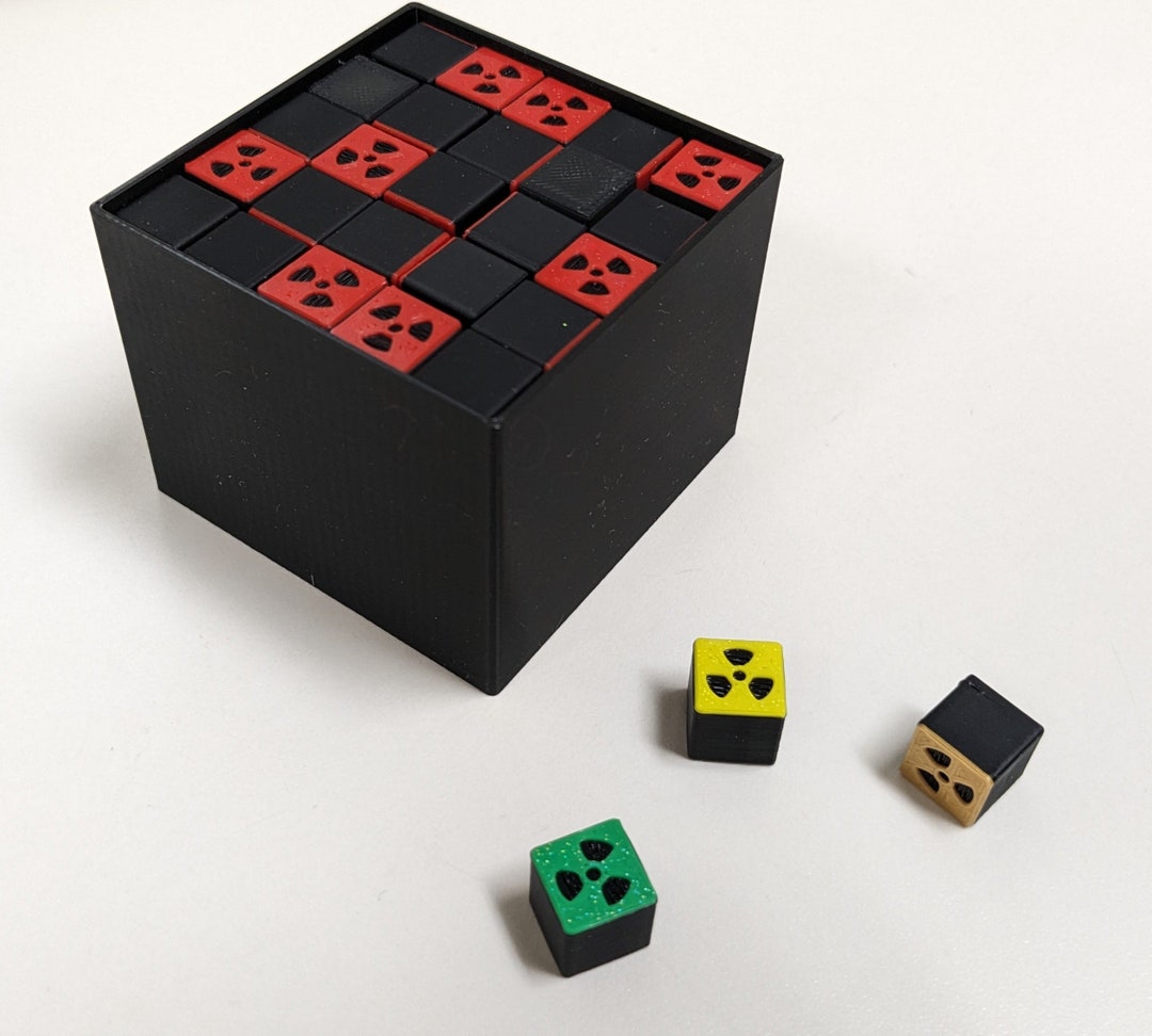 Radioactive Half-life Dice and Box - Etsy