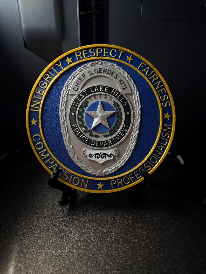 Custom Firefighter/police Badge: Personalized Emblem Patch - Etsy